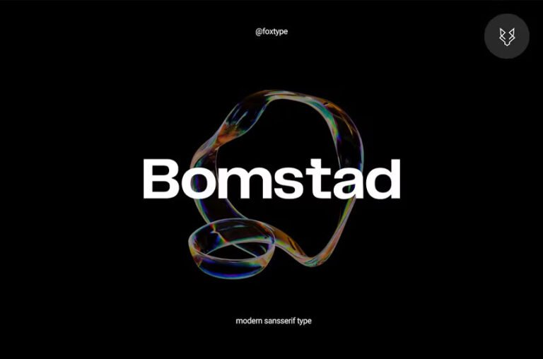 Bomstad Font - FreeDaFonts