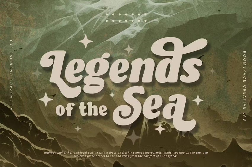 Legends of the Sea Font - FreeDaFonts
