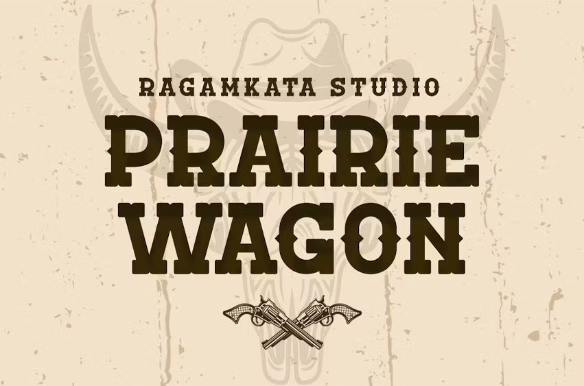 Prairie Wagon Font - FreeDaFonts