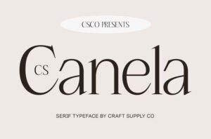 CS Canela Font - FreeDaFonts