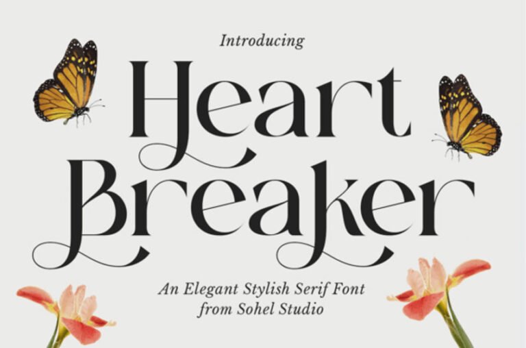 Heart Breaker Font - FreeDaFonts