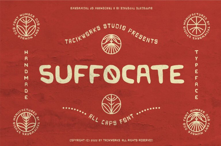 Suffocate Font - FreeDaFonts
