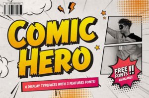Comic Hero Font - FreeDaFonts