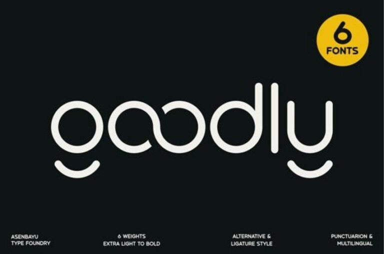Goodly Font - FreeDaFonts