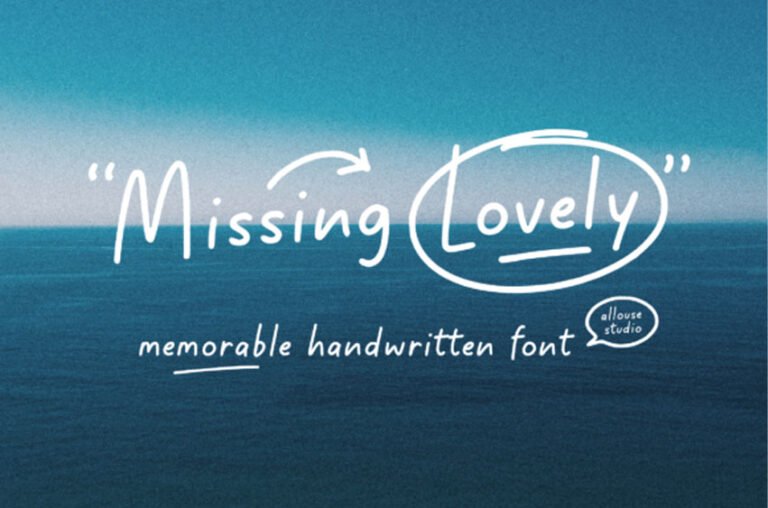 Missing Lovely Font - FreeDaFonts