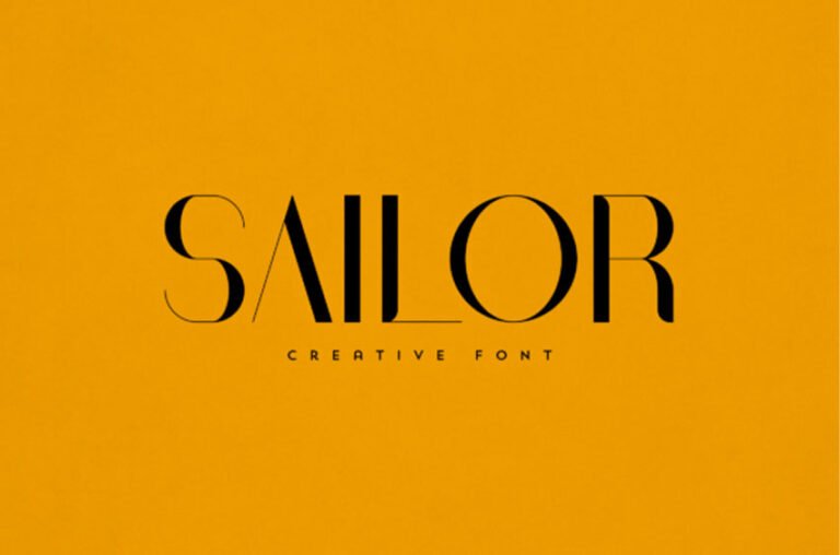 Sailor Font - FreeDaFonts