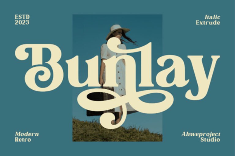 Bunlay Font - FreeDaFonts