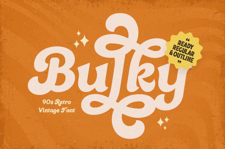 Bulky Font - FreeDaFonts