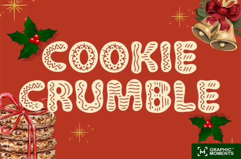 Cookie Crumble Christmas Font - FreeDaFonts