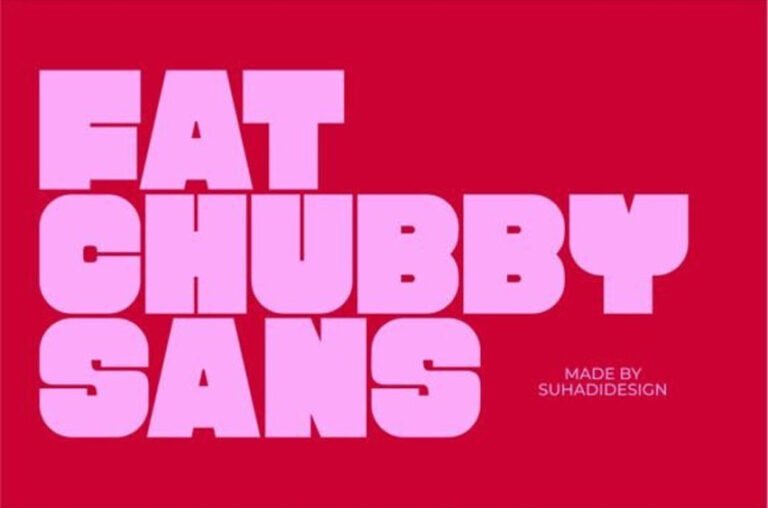 Fat Chubby Font - FreeDaFonts