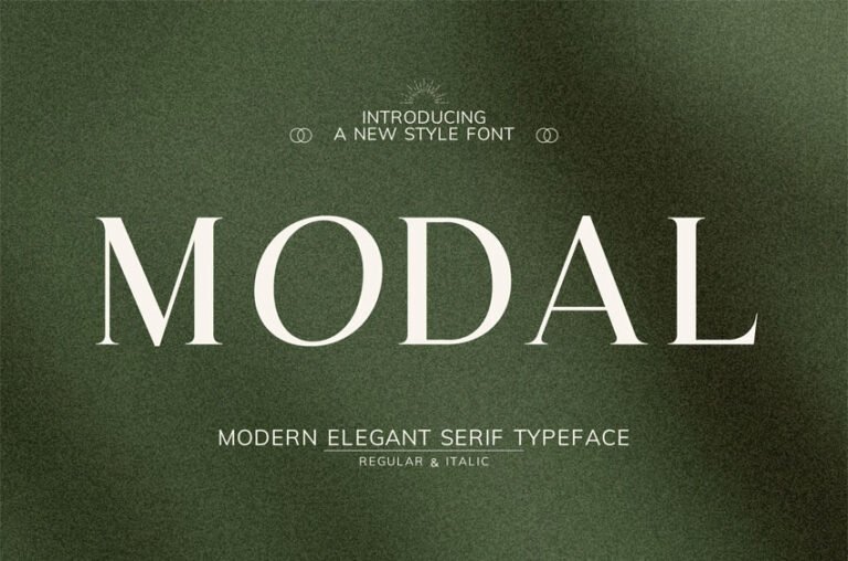 Modal Font - FreeDaFonts