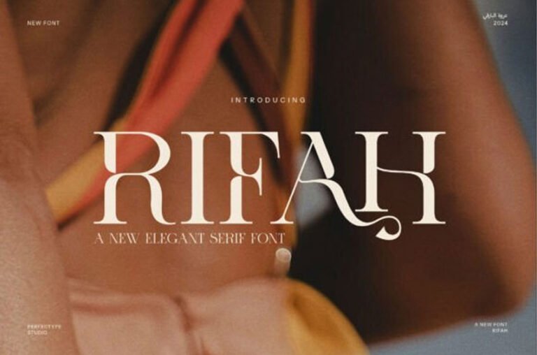Rifah Font - FreeDaFonts