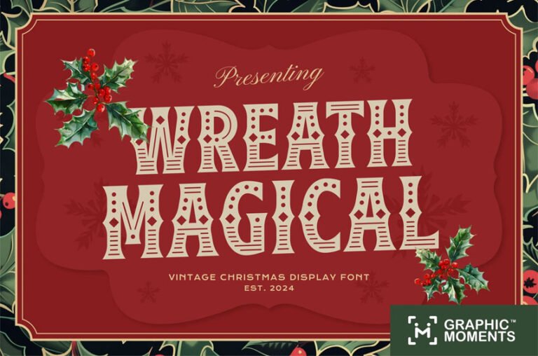 Wreath Magical Font - FreeDaFonts