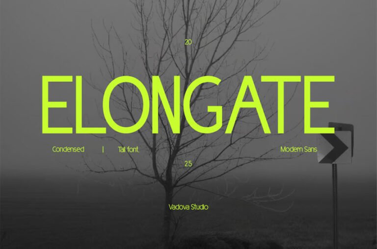 Elongate Font - FreeDaFonts