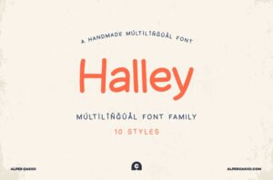 Halley Font - FreeDaFonts