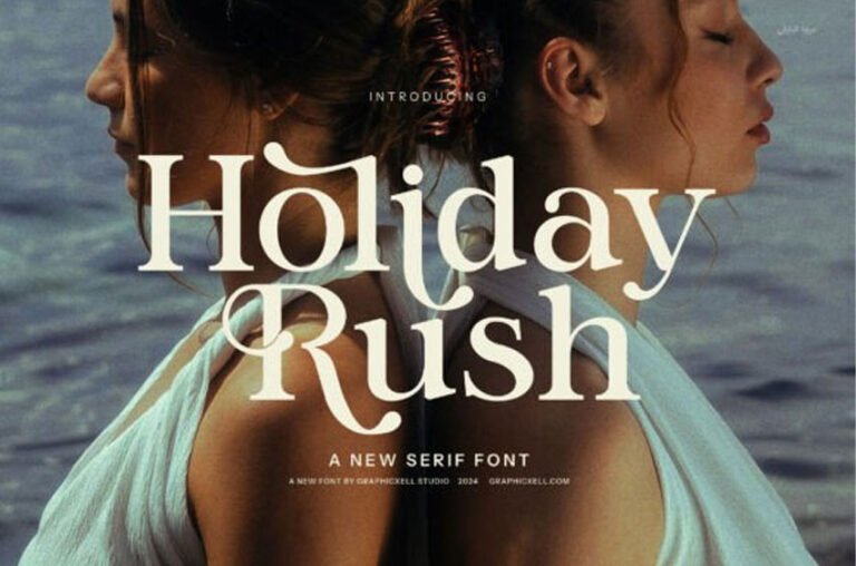 Holiday Rush Font - FreeDaFonts