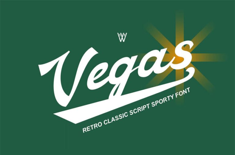 Vegas Font - FreeDaFonts