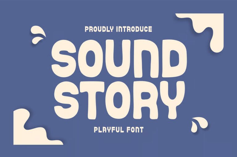 Sound Story Font - FreeDaFonts