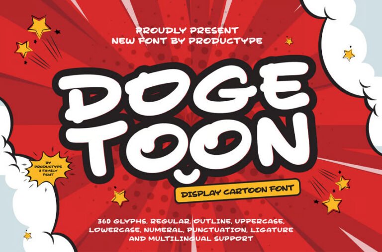 Doge Toon Font - FreeDaFonts