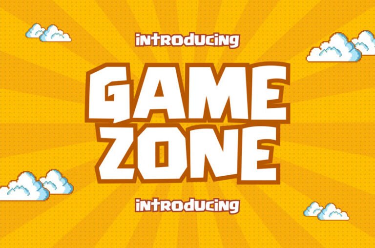 Game Zone Font - FreeDaFonts
