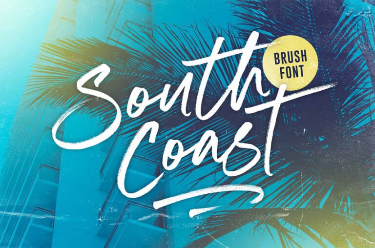 South Coast Font - FreeDaFonts