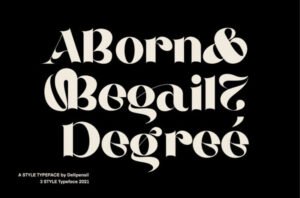 Aborn Font - FreeDaFonts