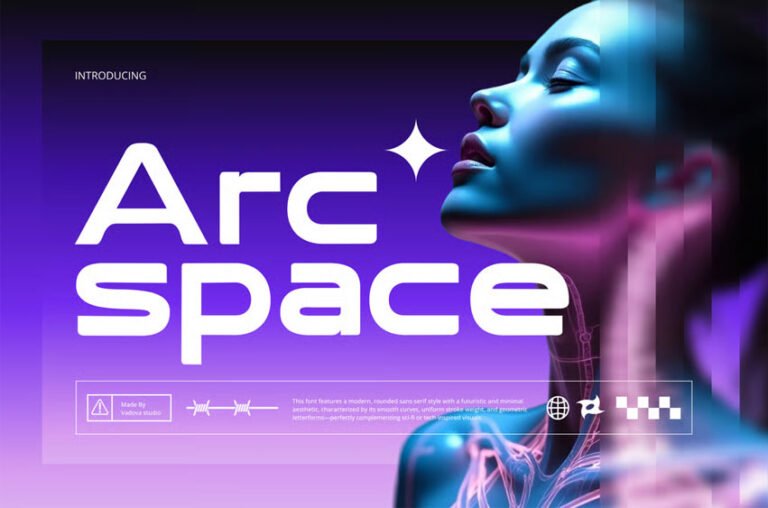 Arc Space Font - FreeDaFonts