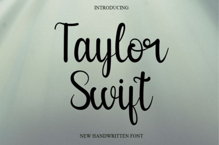 Taylor Swift Handwritten Font - FreeDaFonts
