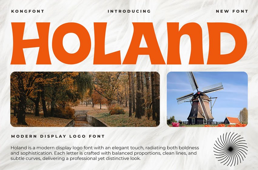 Holand Logo Font - FreeDaFonts