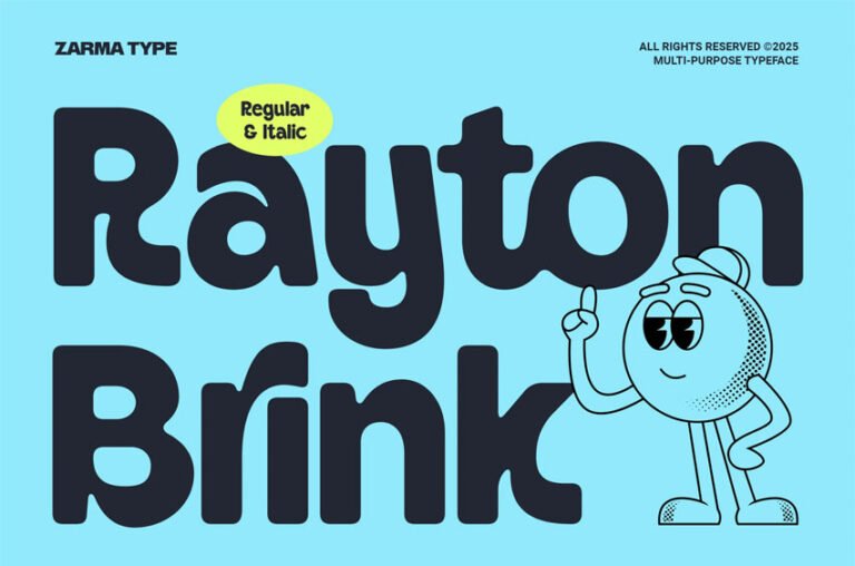 Rayton Brink Font - FreeDaFonts