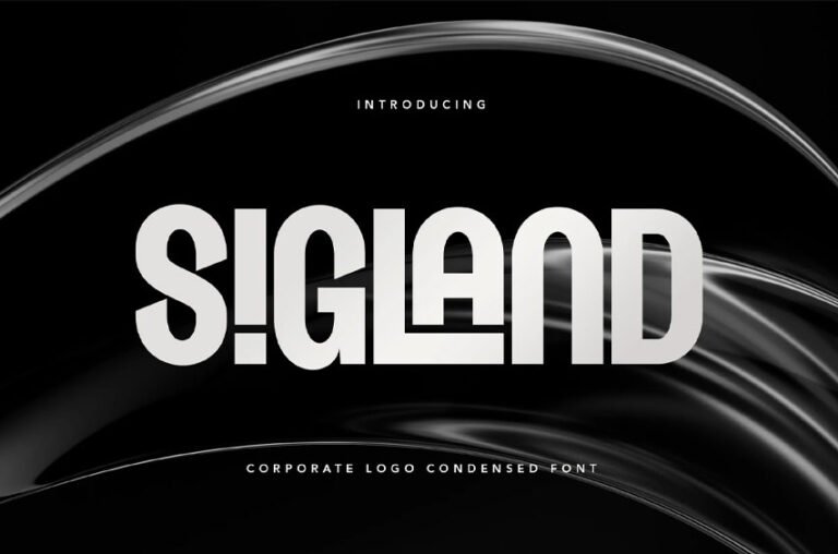 Sigland Font - FreeDaFonts