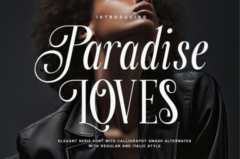 Paradise Loves Font - FreeDaFonts