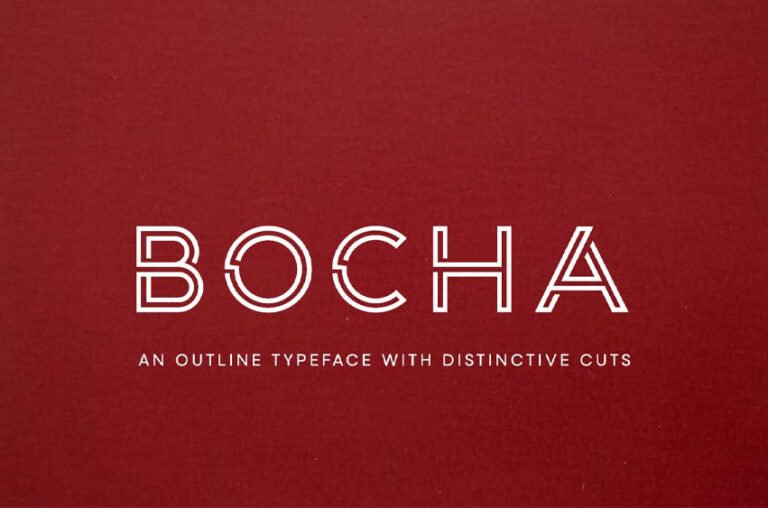 Bocha Font - FreeDaFonts