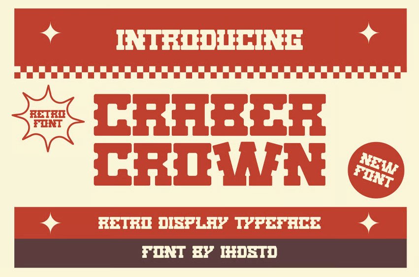 Craber Crown Font - FreeDaFonts