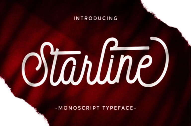 Starline Font - FreeDaFonts