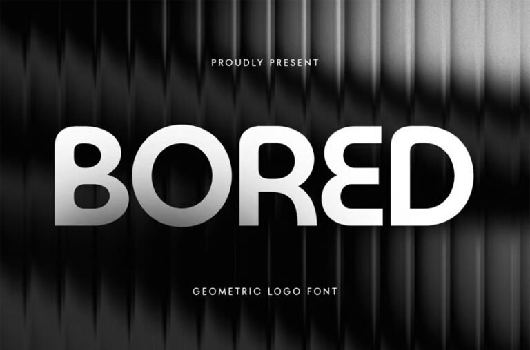 Bored Font - FreeDaFonts