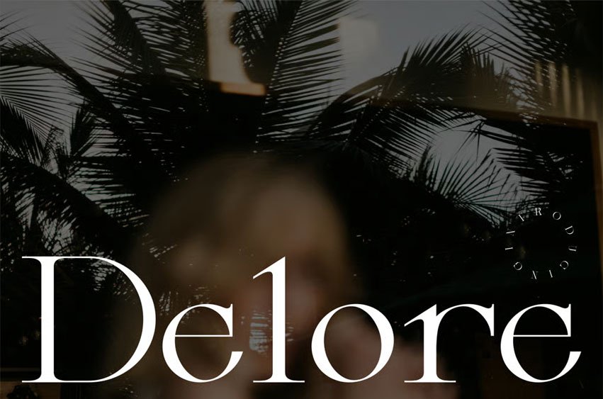 Delore Font - FreeDaFonts