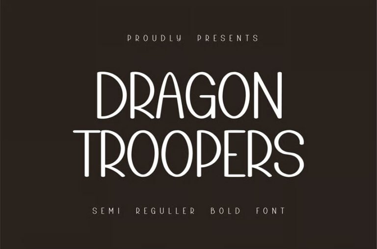 Dragon Troopers Font - FreeDaFonts