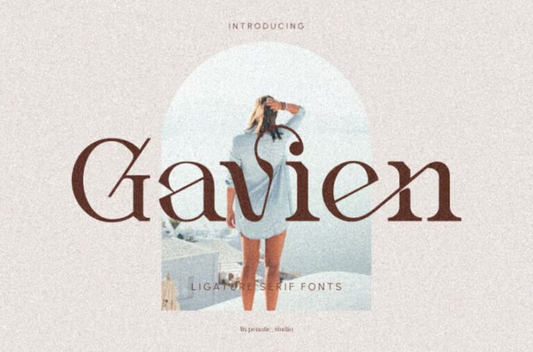 Gavien Font - FreeDaFonts