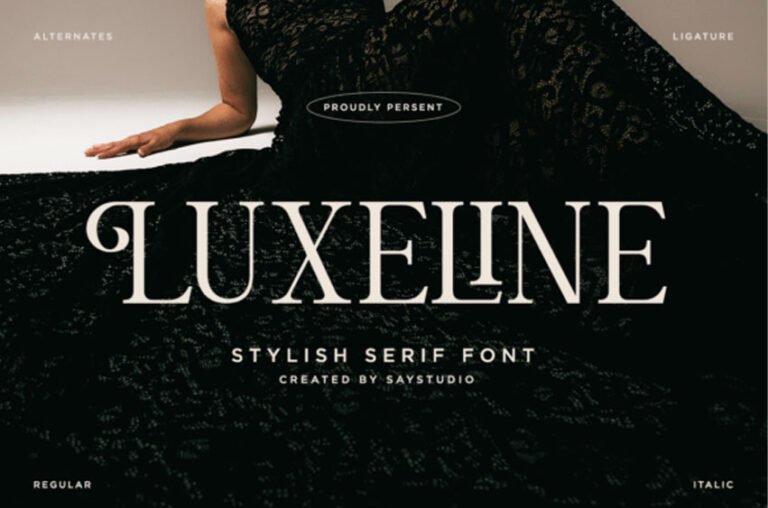 Luxeline Font - FreeDaFonts