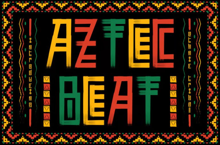 Aztec Beat Font - FreeDaFonts
