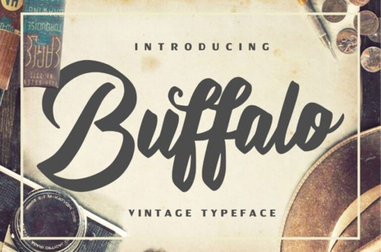 Buffalo Vintage Font - FreeDaFonts