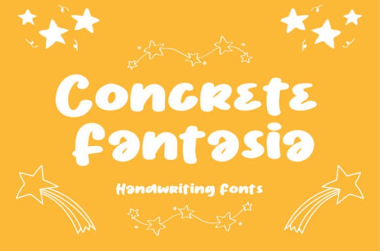 Concrete Fantasia Font - FreeDaFonts