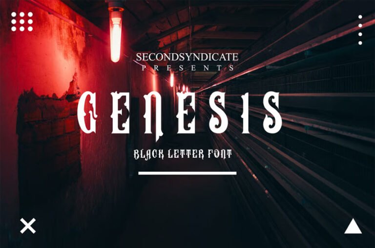 Genesis Font - FreeDaFonts