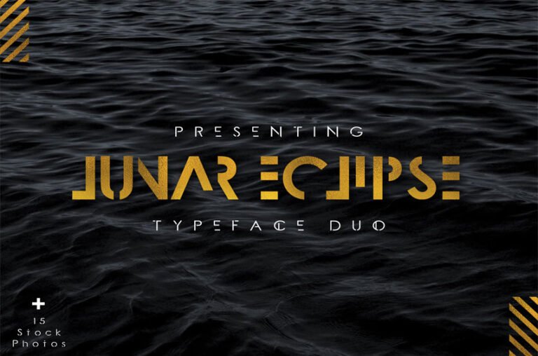 Lunar Eclipse Font - FreeDaFonts