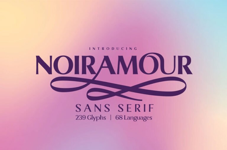 Noir Amour Font - FreeDaFonts