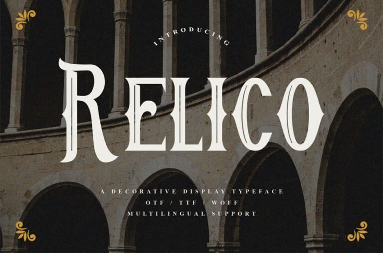 Relico Font - FreeDaFonts