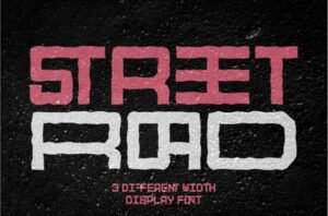 Street Road Font - FreeDaFonts