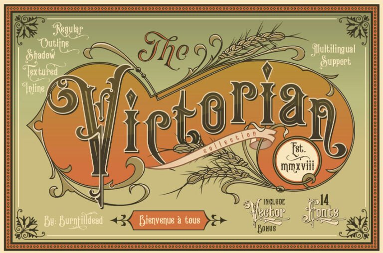 The Victorian Font - FreeDaFonts