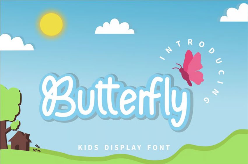 Butterfly Kids Font - FreeDaFonts